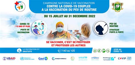 Campagne Nationale De Vaccination Contre La Covid 19 Couplée à La