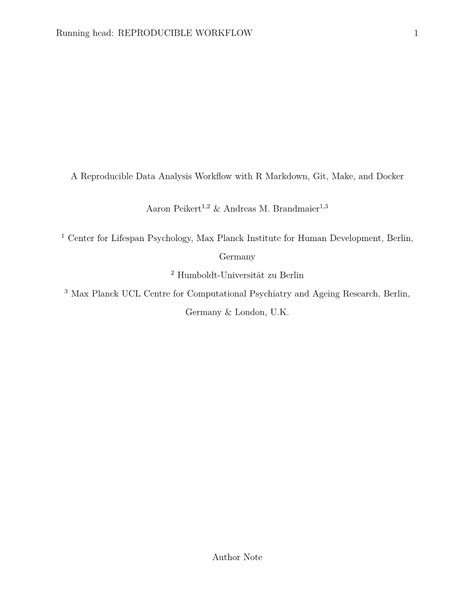 A Reproducible Data Analysis Workflow With R Markdown Git Make And Docker Docslib