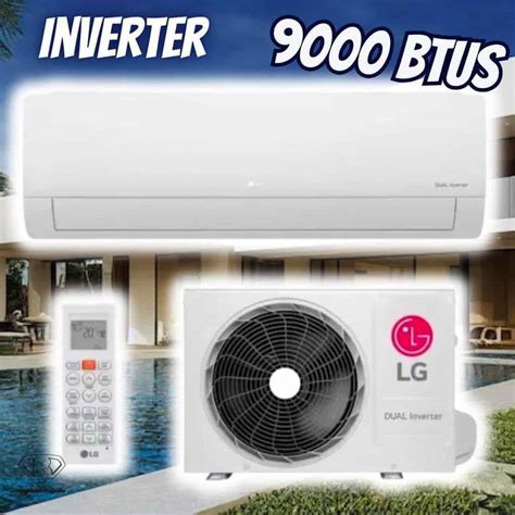 Ar Condicionado Split Hw Inverter R 32 Lg Dual Compact 9000 Btus Só