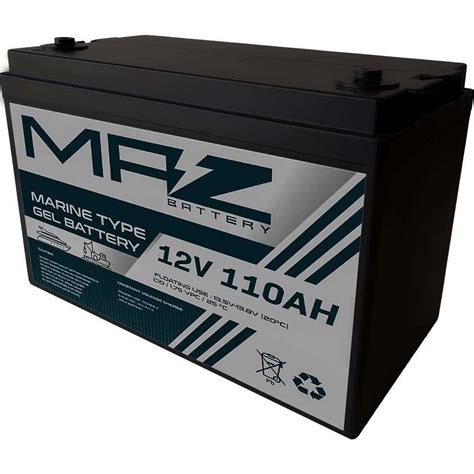 12 Volt 110 Amper Marin Jel Akü Maz Akü