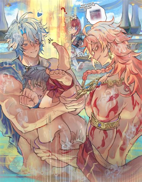 Rule 34 3boys Anal Anal Sex Aphrodisiac Balls Bath Bathing Bishonen