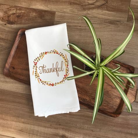Thanksgiving Towel Etsy
