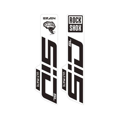 2024 Rockshox Sid Brain Fork Sticker For Bicycle Cycling Decals Clear Bottom Cycle Decal