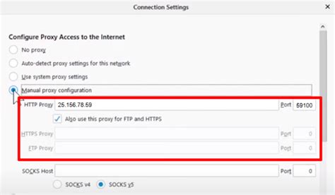proxy settings tutorial for firefox
