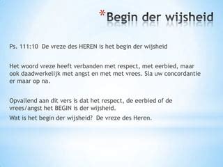 Van Vrees Naar Vreugde Ppt