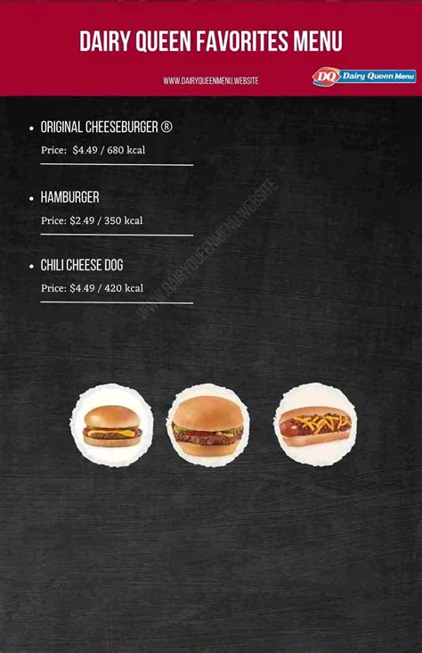Dairy Queen Menu With Prices Updated April 2025