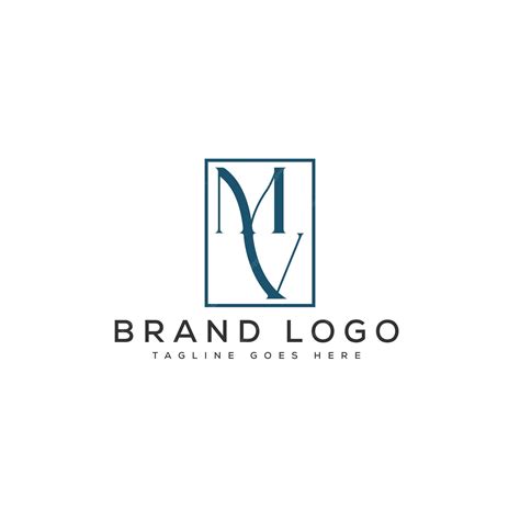 Premium Vector Letter Mv Logo Design Vector Template Design For Brand