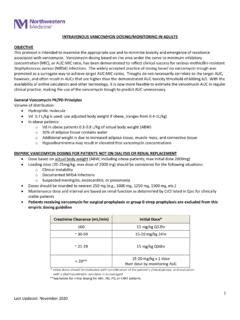 INTRAVENOUS VANCOMYCIN DOSING MONITORING IN Intravenous Vancomycin Dosing Monitoring In Pdf