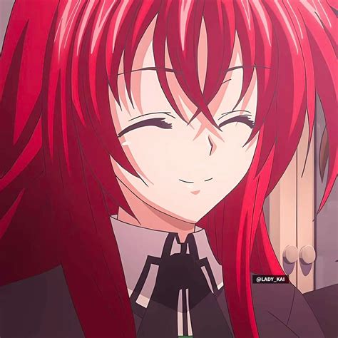 Rias Gremory Icon Rias Pfp Aesthetic Rias Grimoire Pfp Crimson Princess