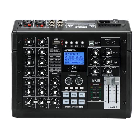 IMIX AUDIO MIXER CHANNEL CURVE WITH INTERFACE WITH USB BLUETOOTH AND SOUND CARD Shopee