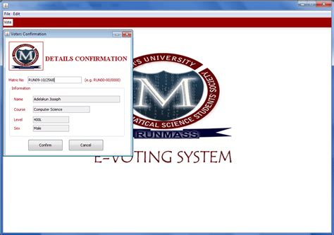 The Voting Interface Voter Authentication To Vote Download Scientific Diagram