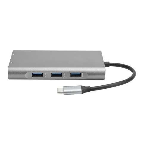 Estación De Acoplamiento Base De Expansión Plug And Play 10 En 1