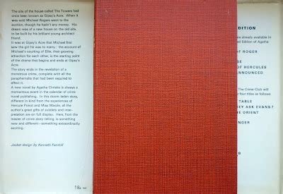 Existential Ennui Kenneth Farnhill Dust Jackets For Agatha Christie