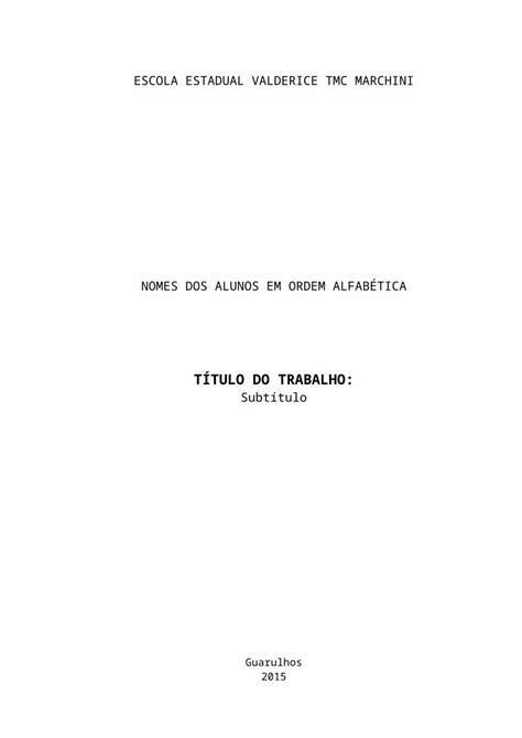 Docx Abnt Tcc Ou Monografia Dokumentips