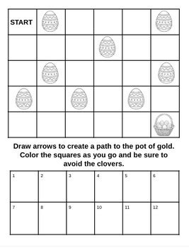 Easter Coding Unplugged Printable Coding Activity Hour Of Code Tpt