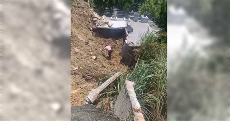 獨／春秋墓園土石坍方30座墳遭埋 緊急開挖找先人驚險畫面曝光 社會 Ctwant