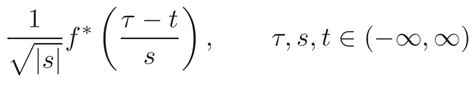 Continuous Wavelet Transform