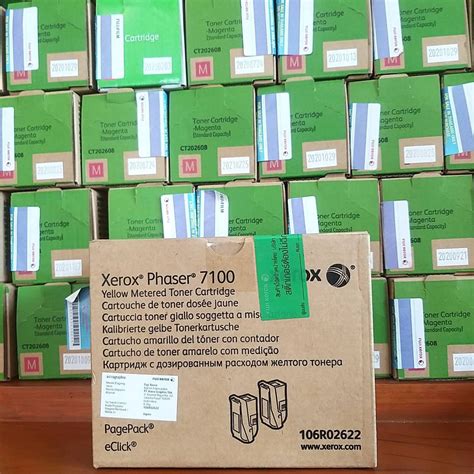 Fujixerox C7100 106r02623 Black ตลับหมึกโทนเนอร์ ของแท้ผงหมึก Phaser