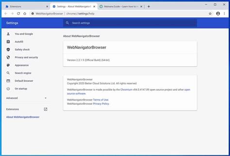 Remove WebNavigatorBrowser Adware Updated June 2025