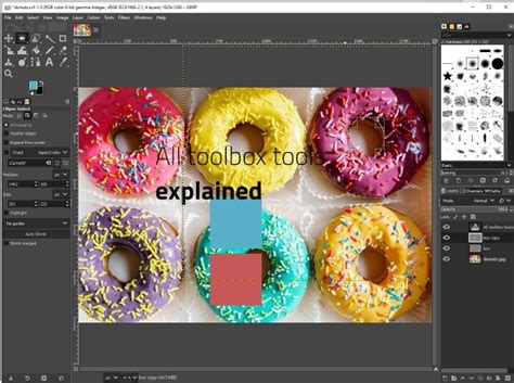 Gimp Toolbox Creating A Single Column Layout For Toolbox