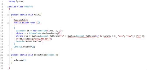 Evaluating VB NET to C converters Jesper Høy s Dev Blog