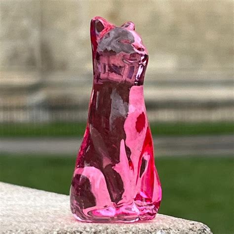 October Lucky Glass Kitten The Lucky Cat Shop