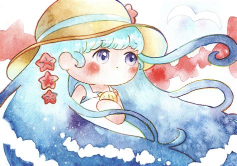海の女の子 スキマ イラスト依頼・キャラ販売ならskima