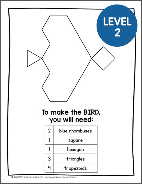 Spring Pattern Block Mats Mamas Learning Corner
