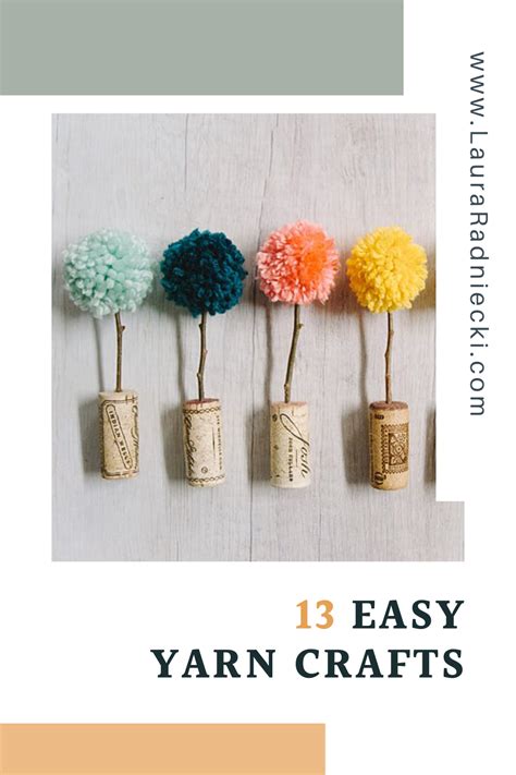 13 Easy Yarn Craft Ideas Diy Crafts With Yarn