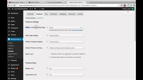 Woocommerce Settings Youtube