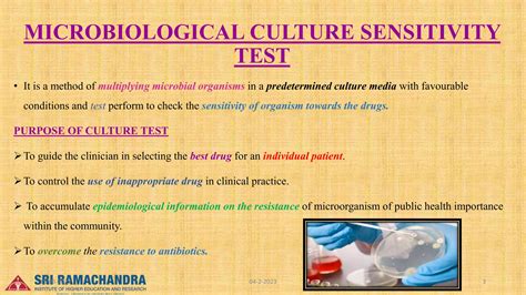 Microbiological Culture Sensitivity Test Pptx