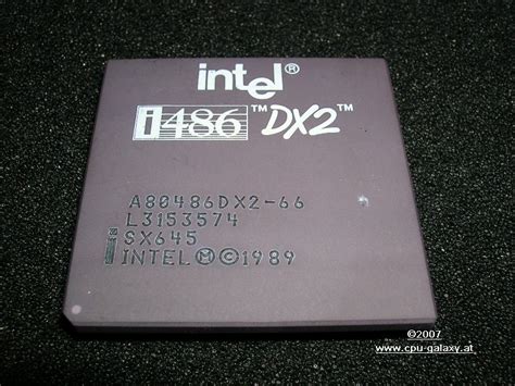 Cpu Galaxy At Vintage Chips Intel 80486 Section