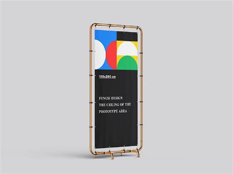 2023公司展架排版设计样机枫思设计工作室 站酷zcool