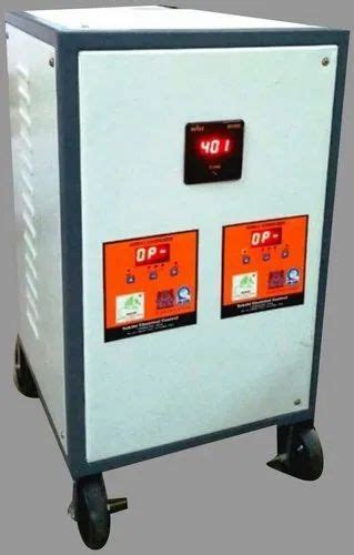Single Phase Digital Controller 20 Kva Servo Controlled Voltage
