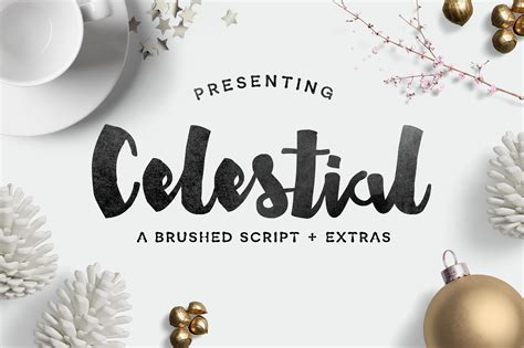 Celestial Script Extras Script Fonts ~ Creative Market