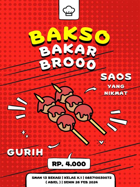 Poster Bakso Bakar Pdf