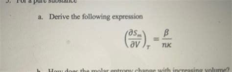 [answered] A Derive The Following Expression 05 Px Av T H How Does The