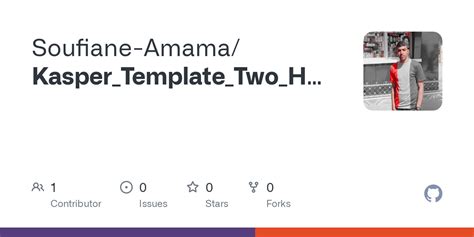GitHub Soufiane Amama Kasper Template Two HTML CSS