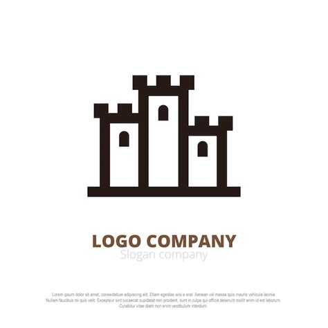 Premium Vector Castle Logo