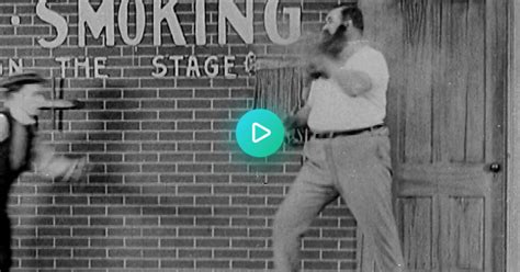 Buster Keaton Helps A Man Whose Beard Is On Fire  On Imgur