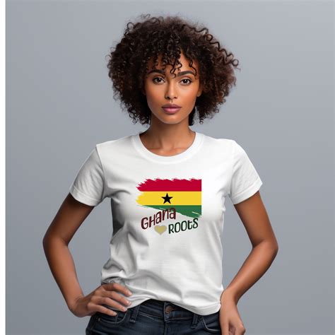 Ghana Roots Flag Ghanaian Heritage African Ancestry Africa Pride Bella