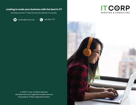 Managed It Services Company Profile Digital Brochure Template Edit Online And Download Example