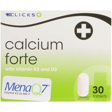 Clicks Calcium Forte 30 Tablets Clicks