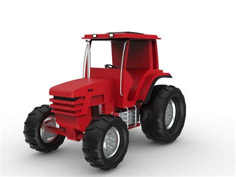 Archivo Stl Gratis Modelo De Tractor En 3d 🚜・modelo Para Descargar Y