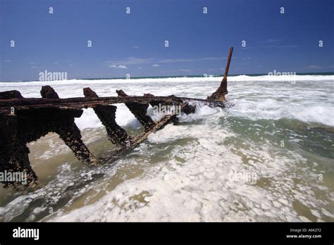 Wreck Of The Ss Dicky Sunshine Coast Queensland Australia Horizontal