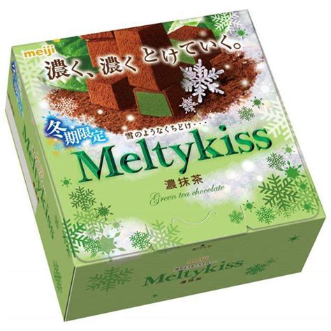 【日本直邮】日本明治meiji 冬季限定雪吻 Meltykiss 特级抹茶巧克力 60g Weee