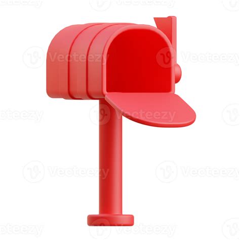 3d Red British Mailbox Model 51797635 Png
