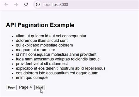 React Pagination Component Examples