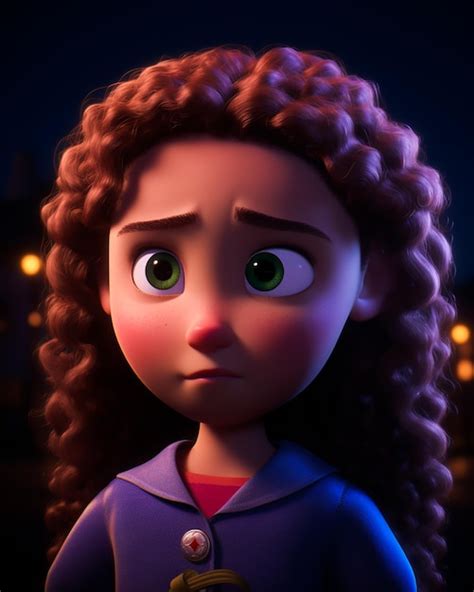 Premium Ai Image A Cartoon Character With A Blue Jacket And Green
