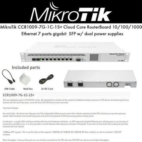 Ethernet Mikrotik Ccr G Cloud Core Router For Networking At Rs Piece In Mumbai